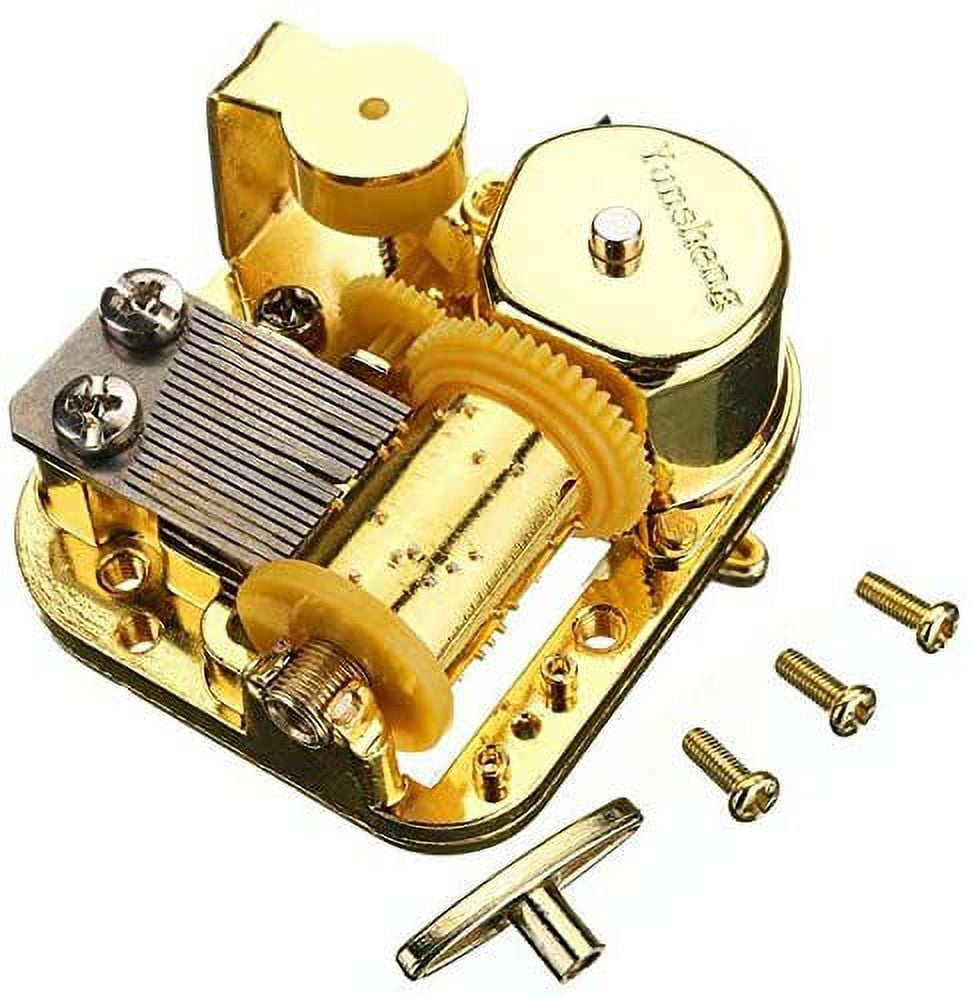 What a Wonderful World Wind Up Music Box Movement, 18 Note Gold ...