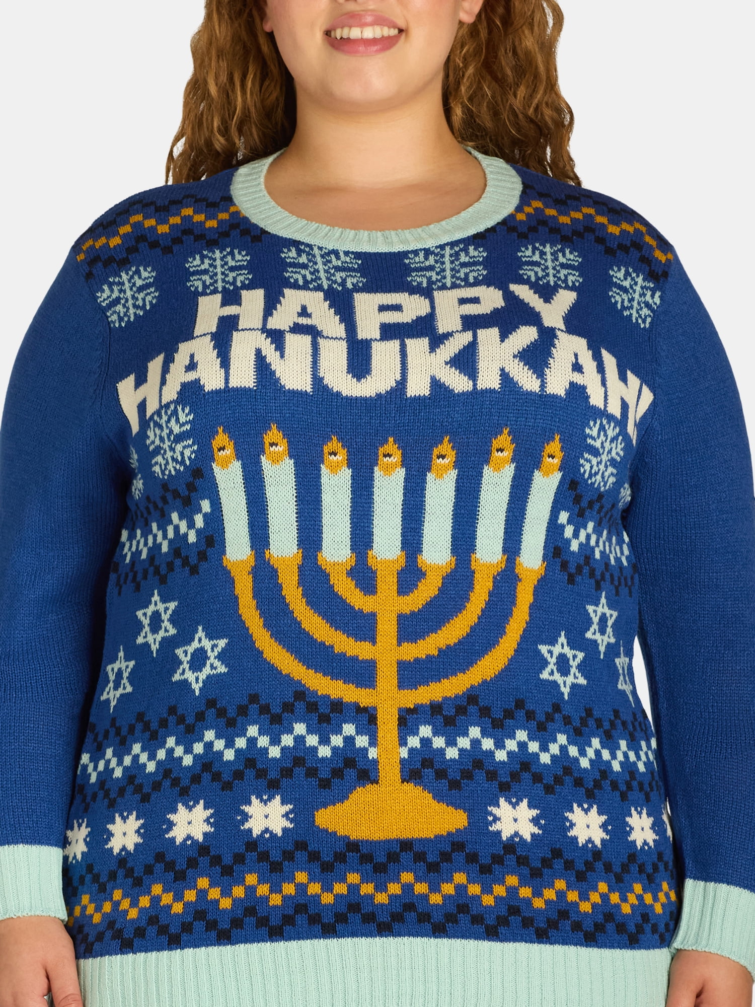 What's Next Women's Plus Size Holiday Sweater, Sizes 1X-4X - Walmart.com