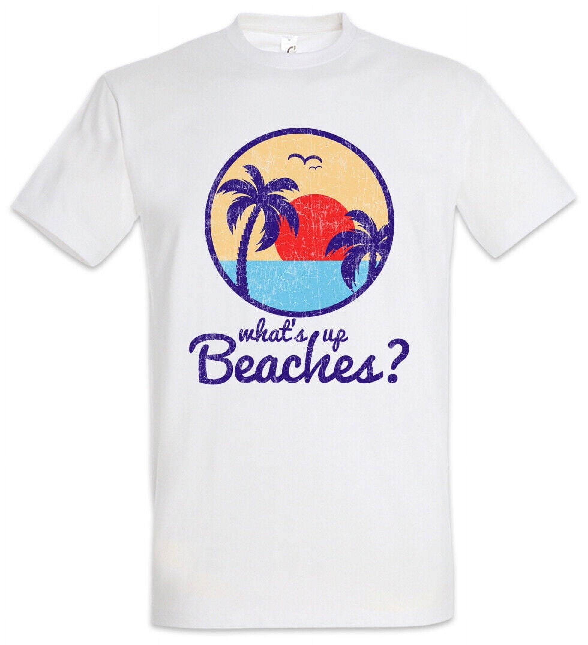 What's Up Beaches II T-Shirt Surfer Surfing Meer Beach Bar Strand Tiki ...