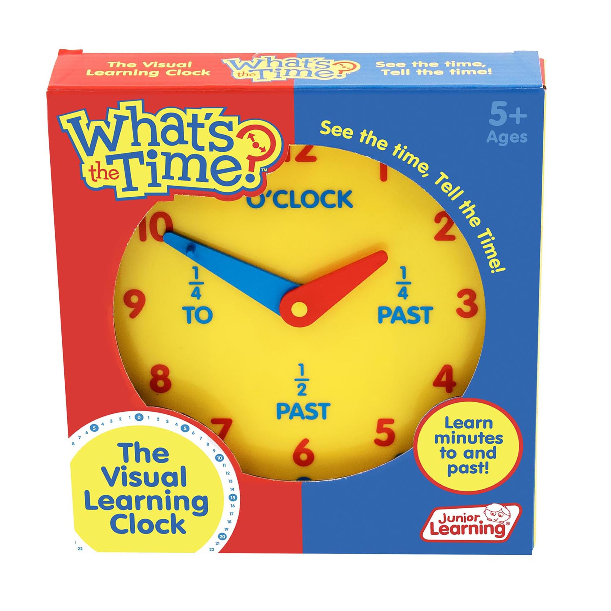 What's the Time Geared Clock Educational Toy - Walmart.com