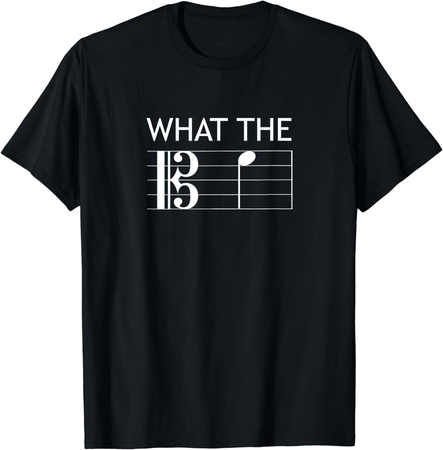 What the F Alto Clef for the Viola Player T-Shirt - Walmart.com