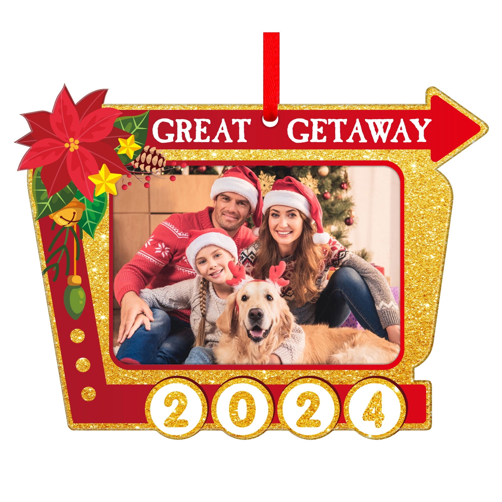 WhatSign 2024 Christmas Great Getaway Picture Frames Ornaments Family ...
