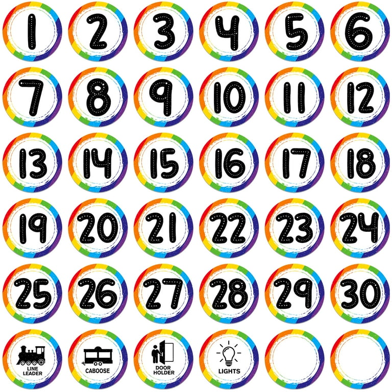 Preschool Floor Decals FLYAB Line Up Stickers For Classroom - 36pcs 4 ...