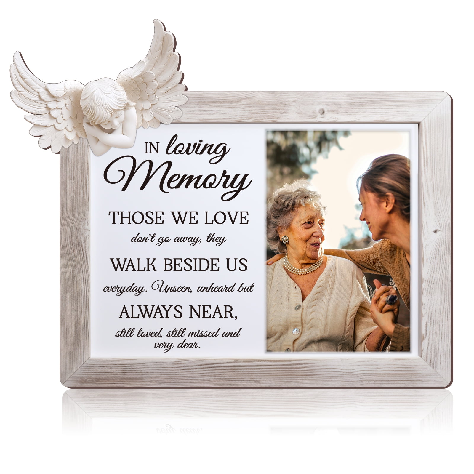 WhatSign Angel Memorial Picture Frame - Walmart.com