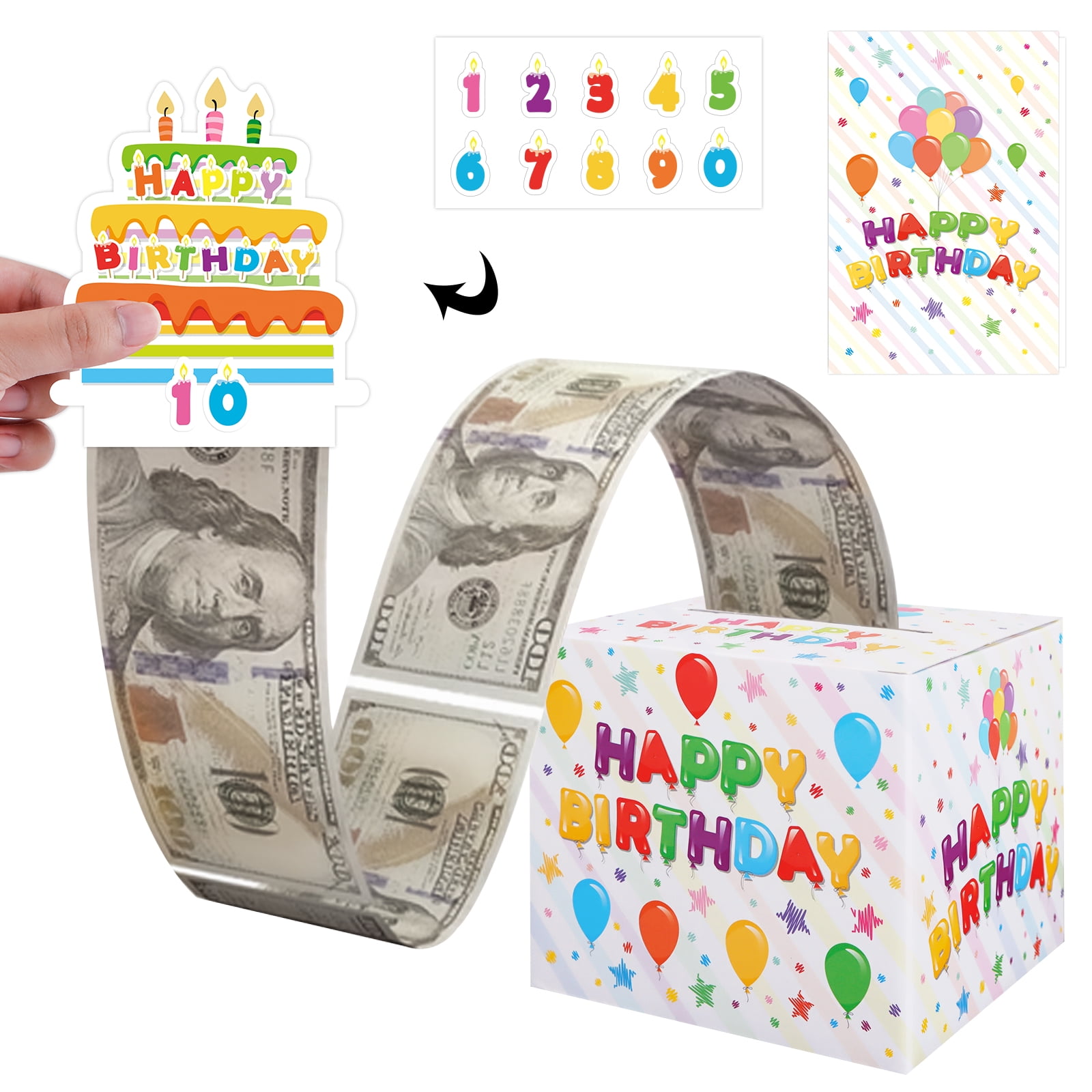 WhatSign Birthday Money Box for Cash Gift - Money Gift Boxes for Kids ...