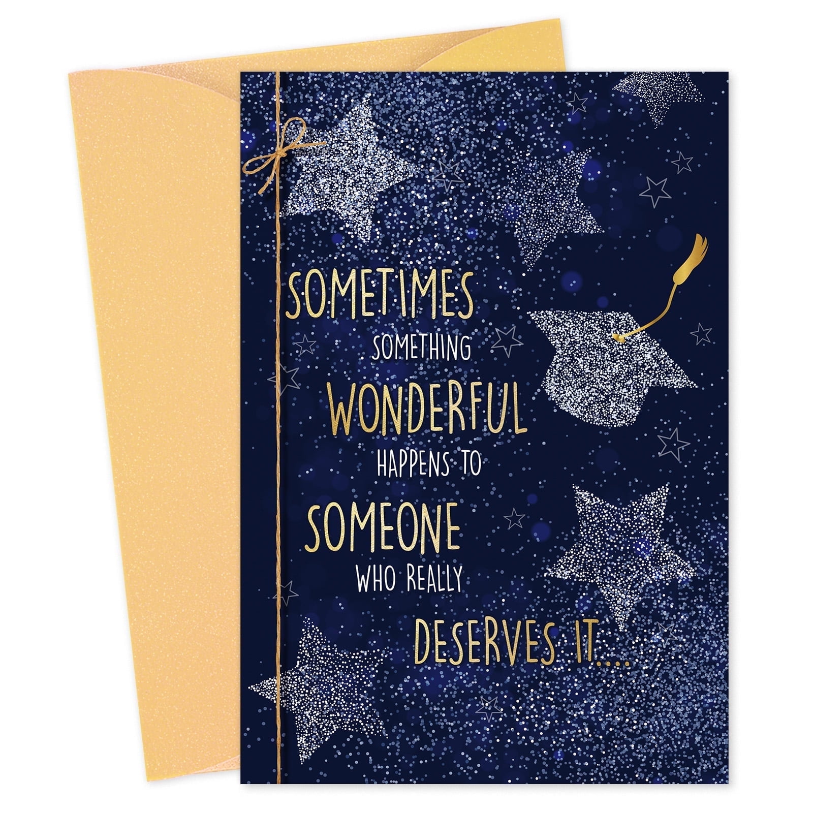 WhatSign Congratulations Graduate Card - Gold Foil College & High ...