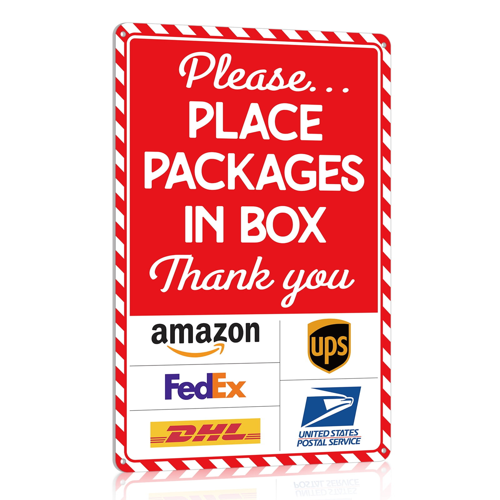 WhatSign Delivery Sign 12"x 8" Delivery Sign for Package Delivery Box ...