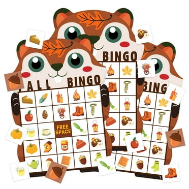 Big Dot of Happiness Fall Pumpkin - Bingo Cards and Markers - Halloween ...