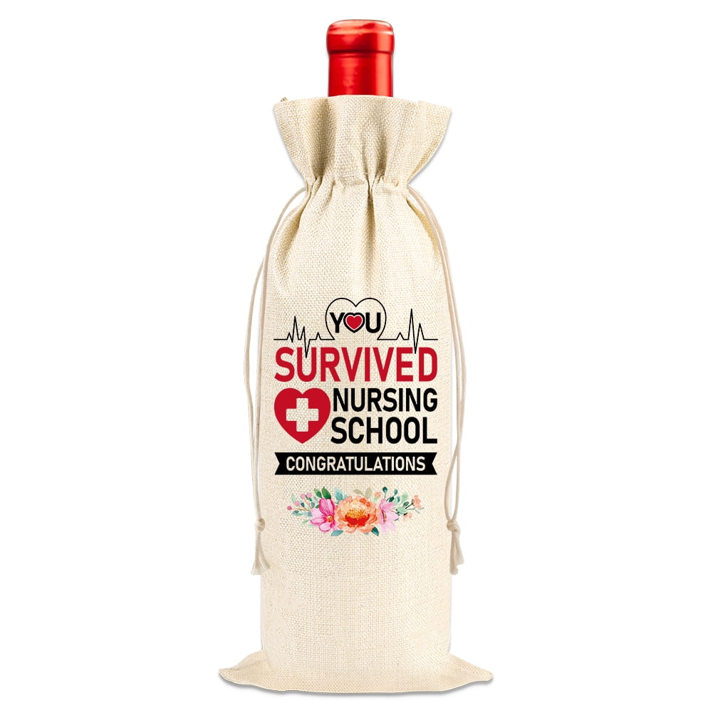 WhatSign Nurse Wine Bags, Nurse Graduation Gift for Women Nurse Week ...
