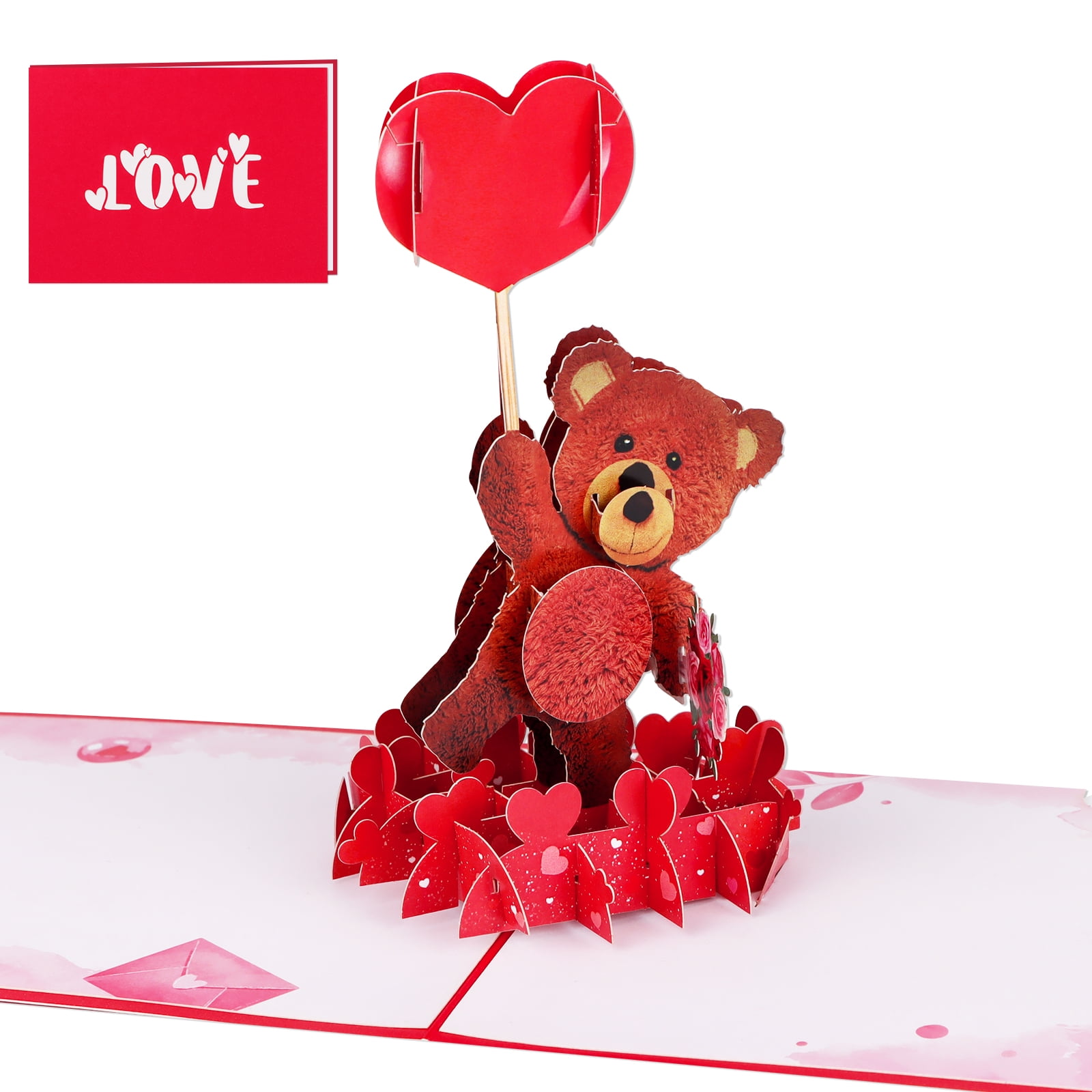 WhatSign Pop Up Valentine Cards 3D Valentines Day Cards for Her Him ...