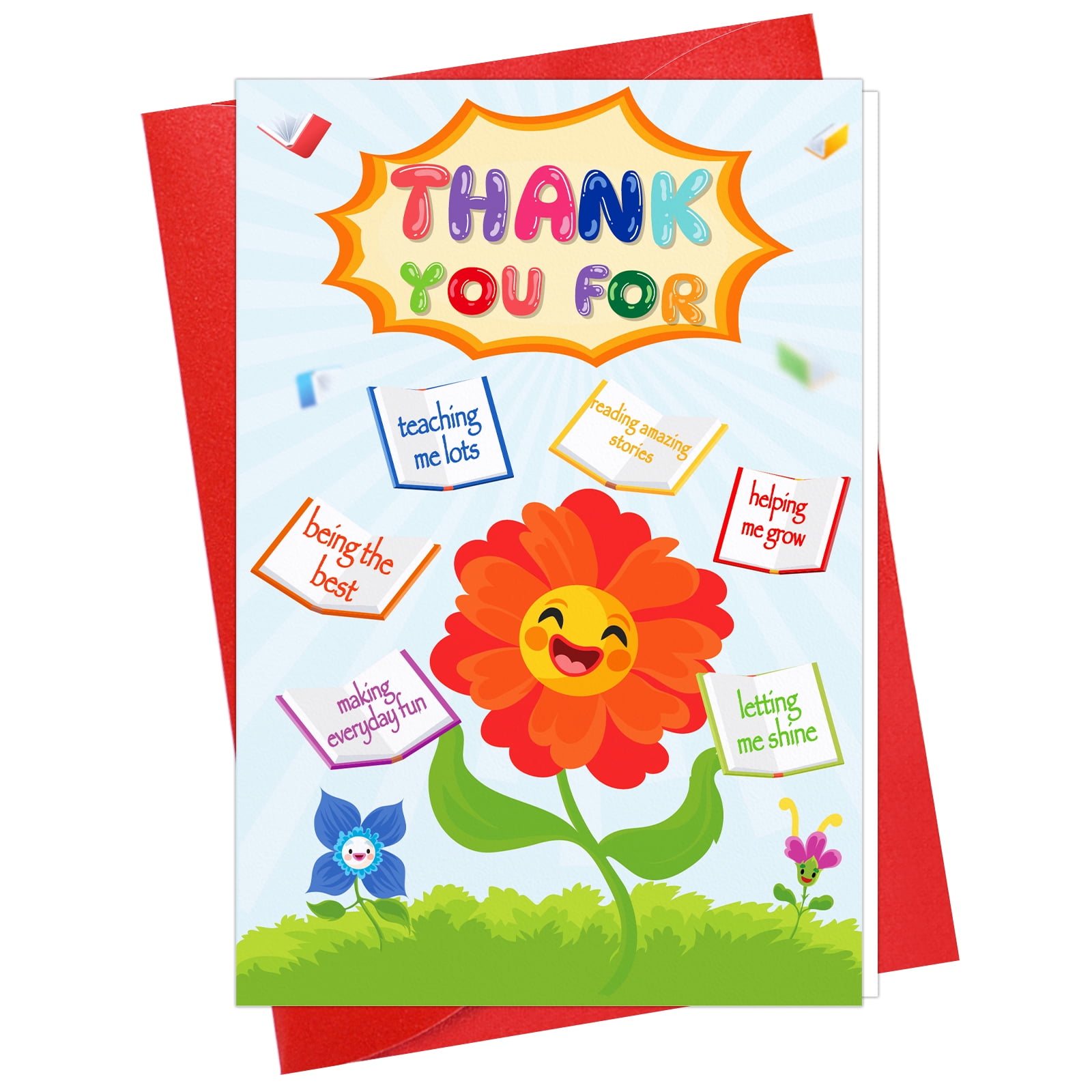 WhatSign Teacher Appreciation Cards for Women Men Thank You Teacher ...