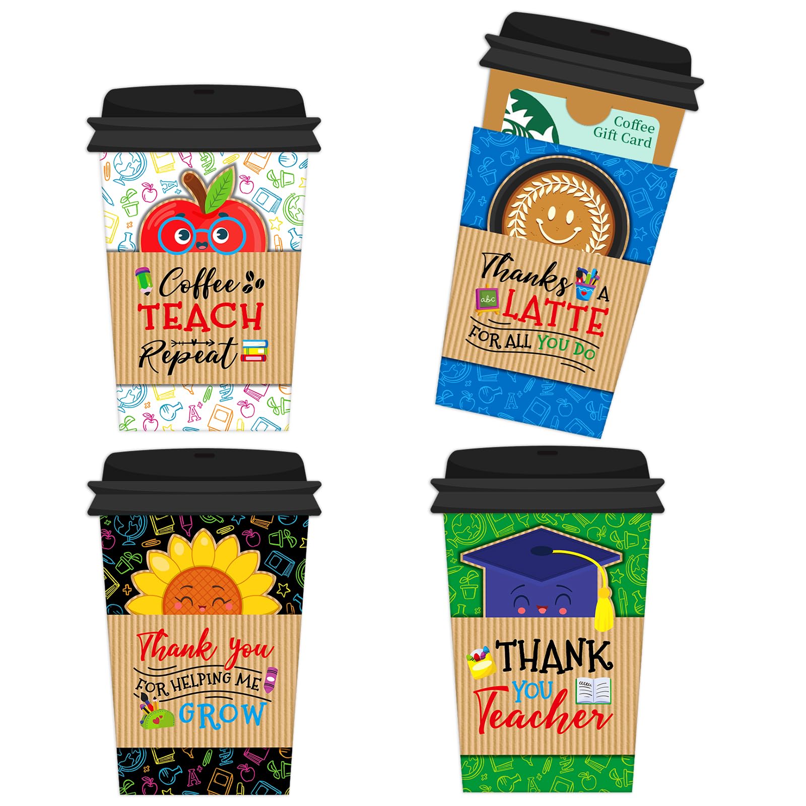 WhatSign Teacher Appreciation Gift AIF9 Card - End of Year Thank You ...