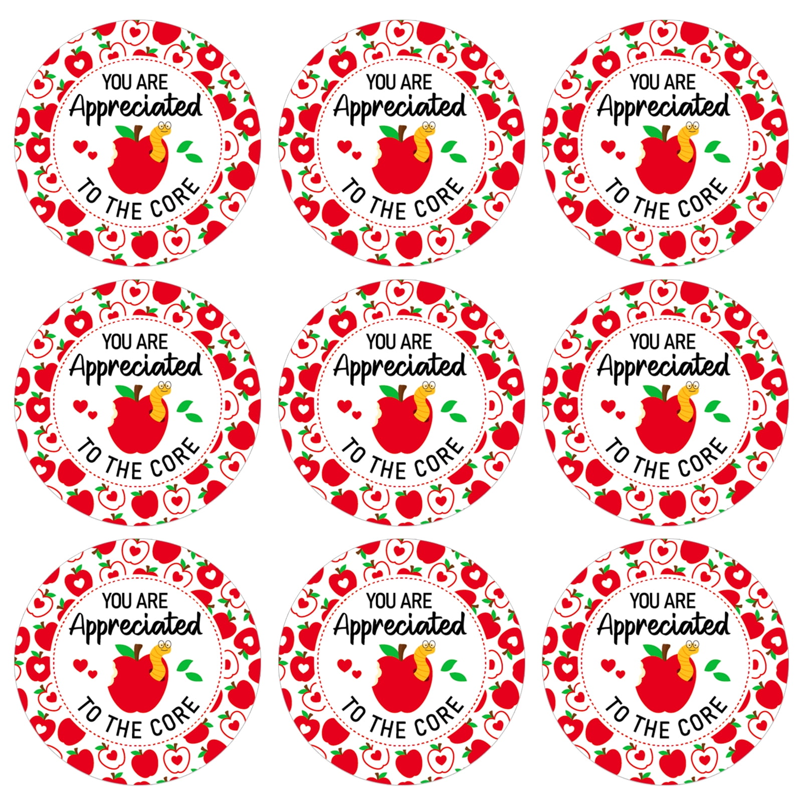 WhatSign Teacher Appreciation Thank You Sticker Labels - Walmart.com