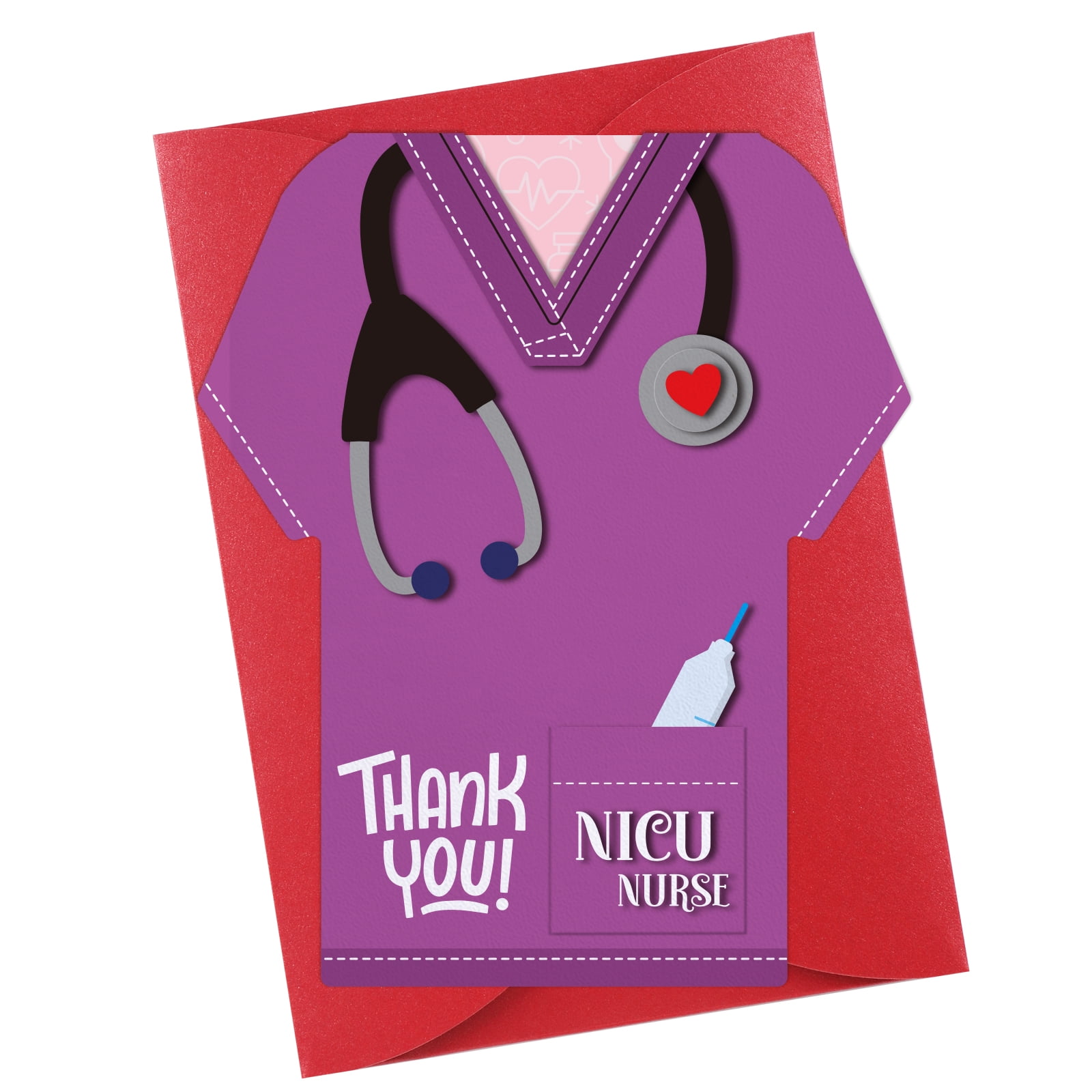 WhatSign Thank You Card for Nurse Nice Nurse Appreciation Card with ...