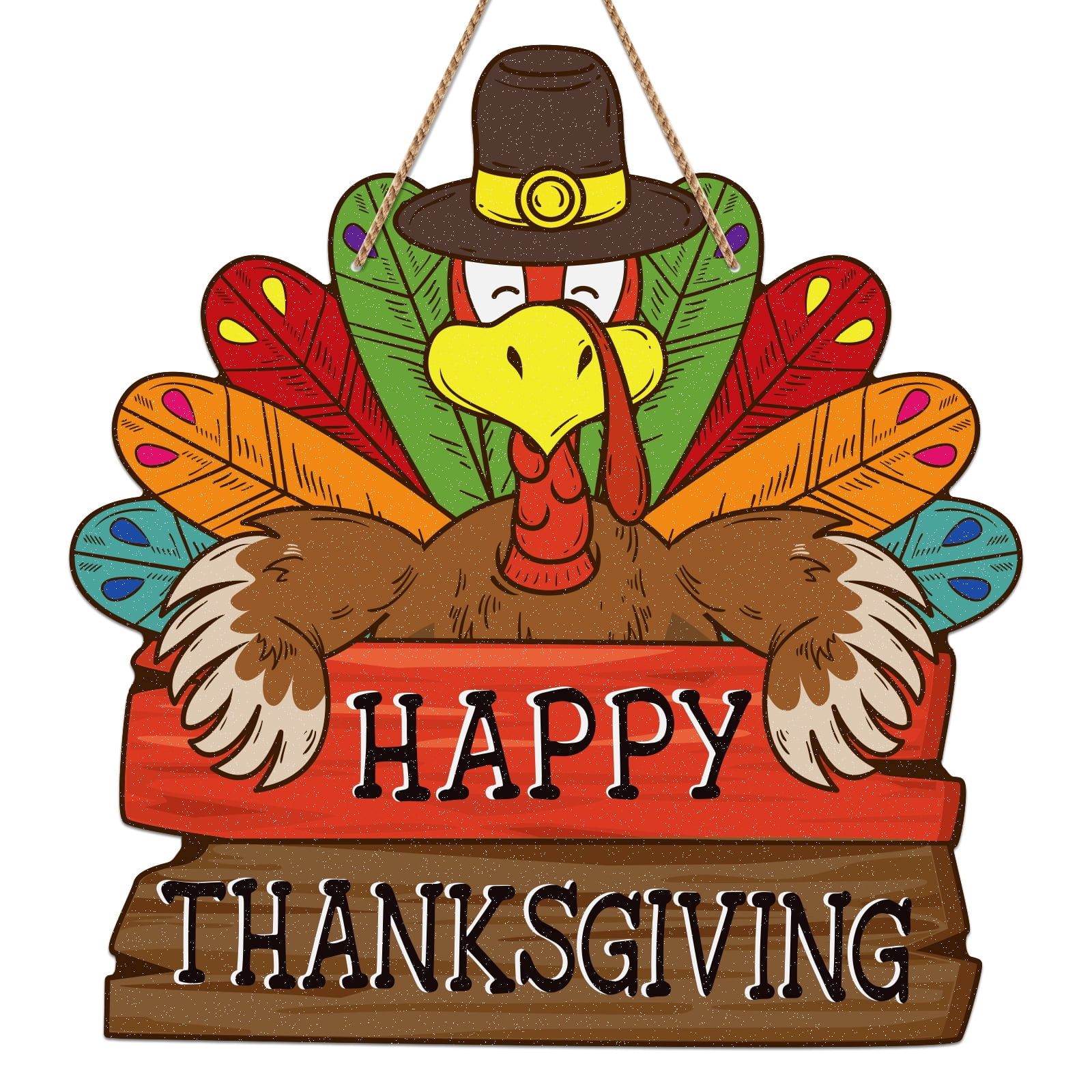 WhatSign Thanksgiving Door Wall Decorations Signs for Home Front Door ...