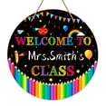 WhatSign Welcome Sign for Classroom Door Decorations 11.4" Personalized ...