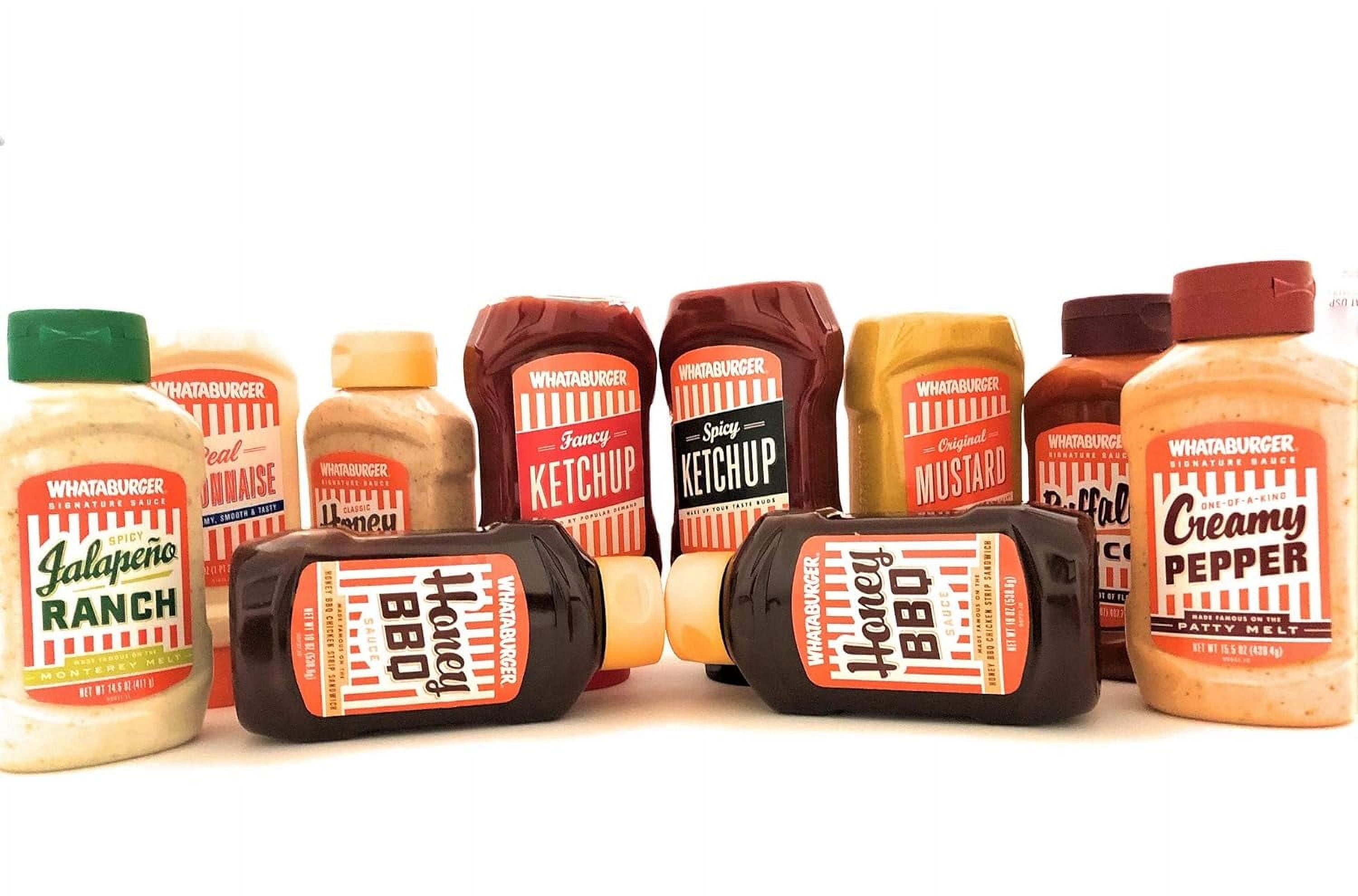 WHATABURGER Condiment and Sauce Variety Set, 10 Pieces - Walmart.com