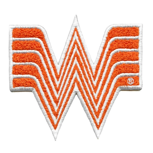 Whataburger Single Letter Logo Patch Texas Fast Food Chenille Iron On - Walmart.com