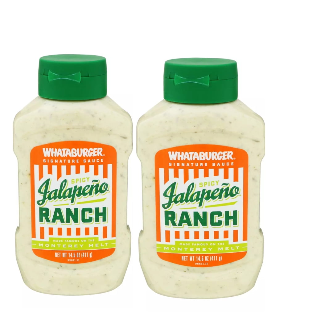Whataburger Spicy Jalapeno Ranch pack of 2 - Walmart.com