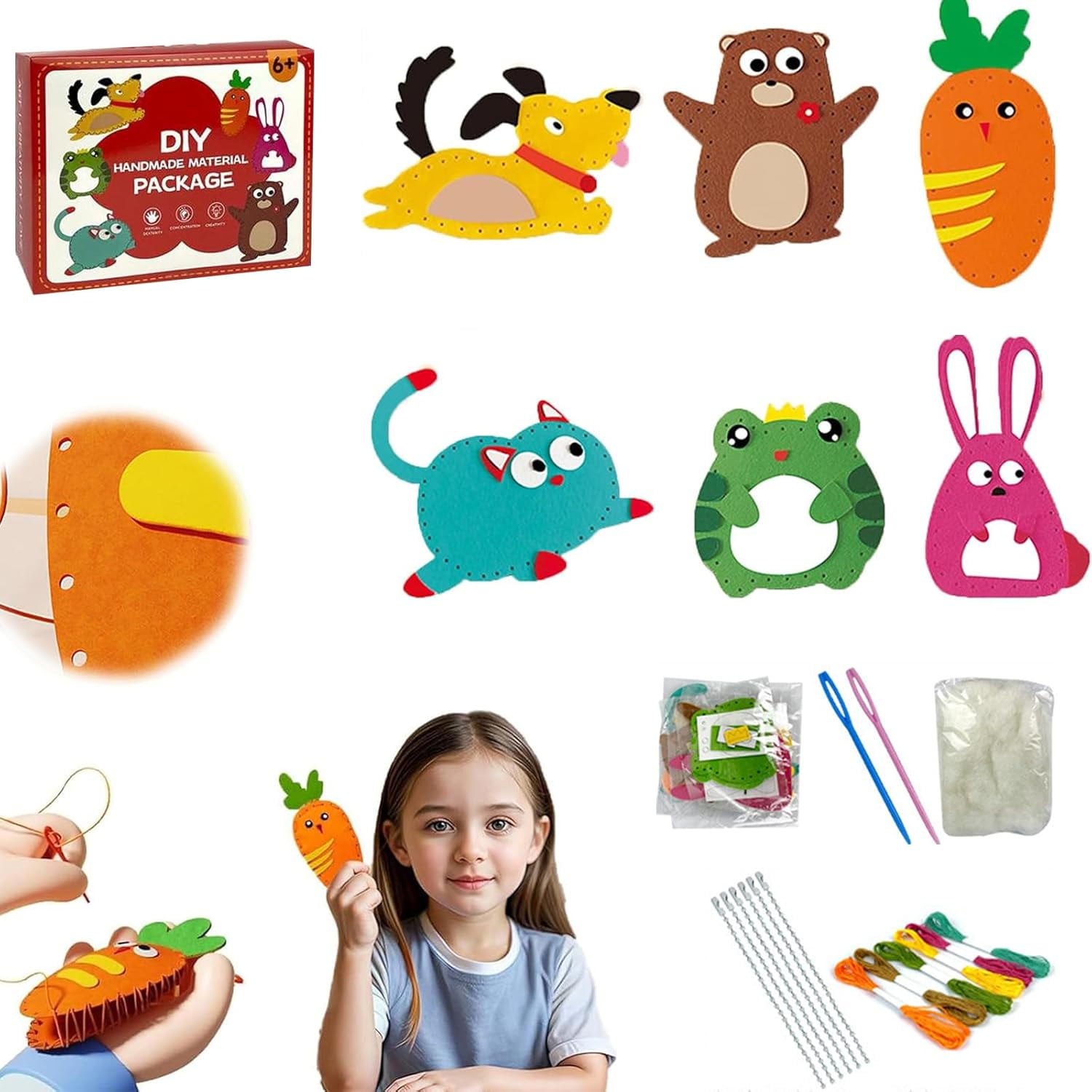 Whatever DIY Doll Sewing Toys, Whatever Sewing Kit, Handmade Kids ...