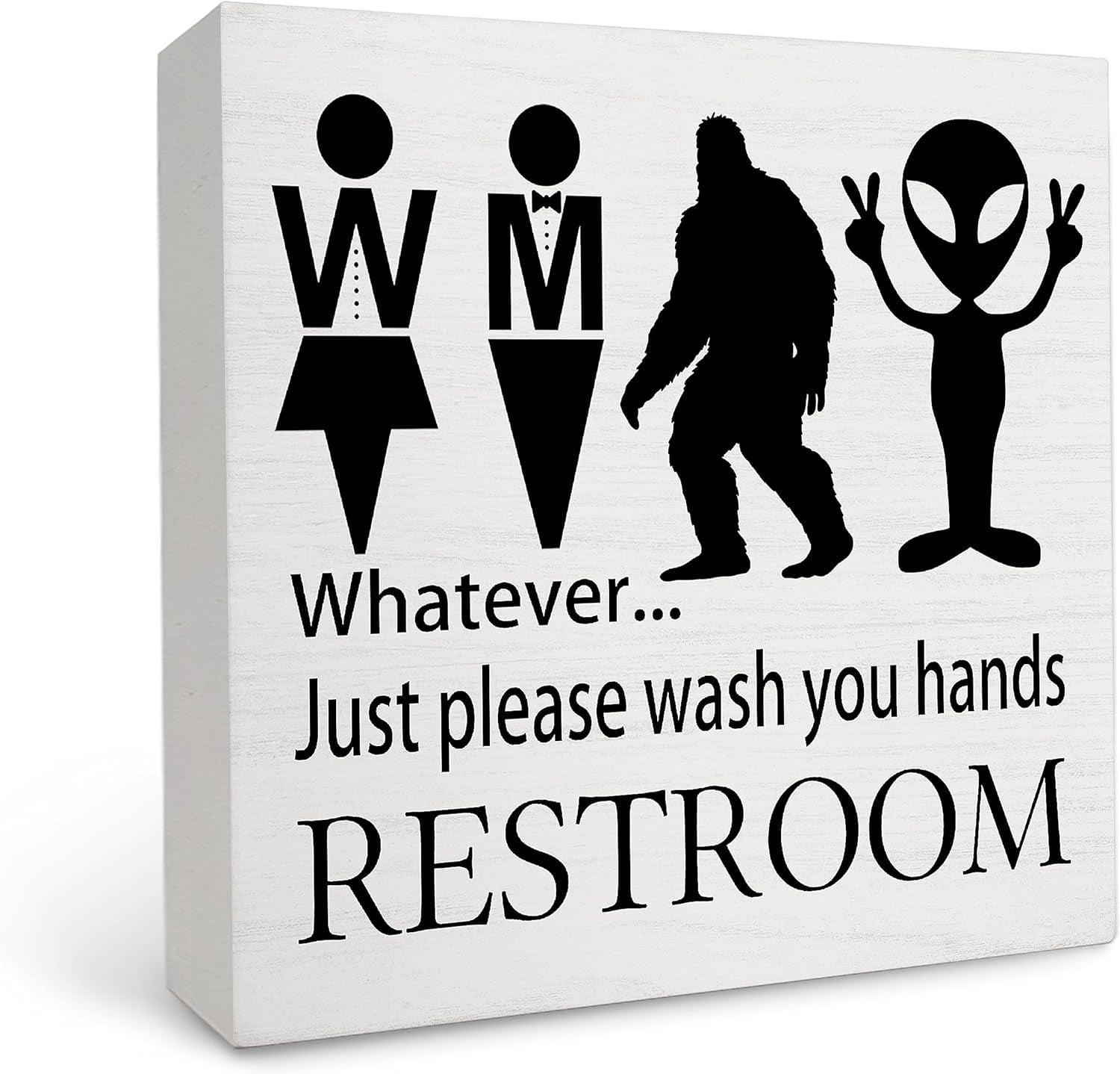 Whatever Just Please Wash Your Hands Funny Bathroom Signs,Bathroom ...