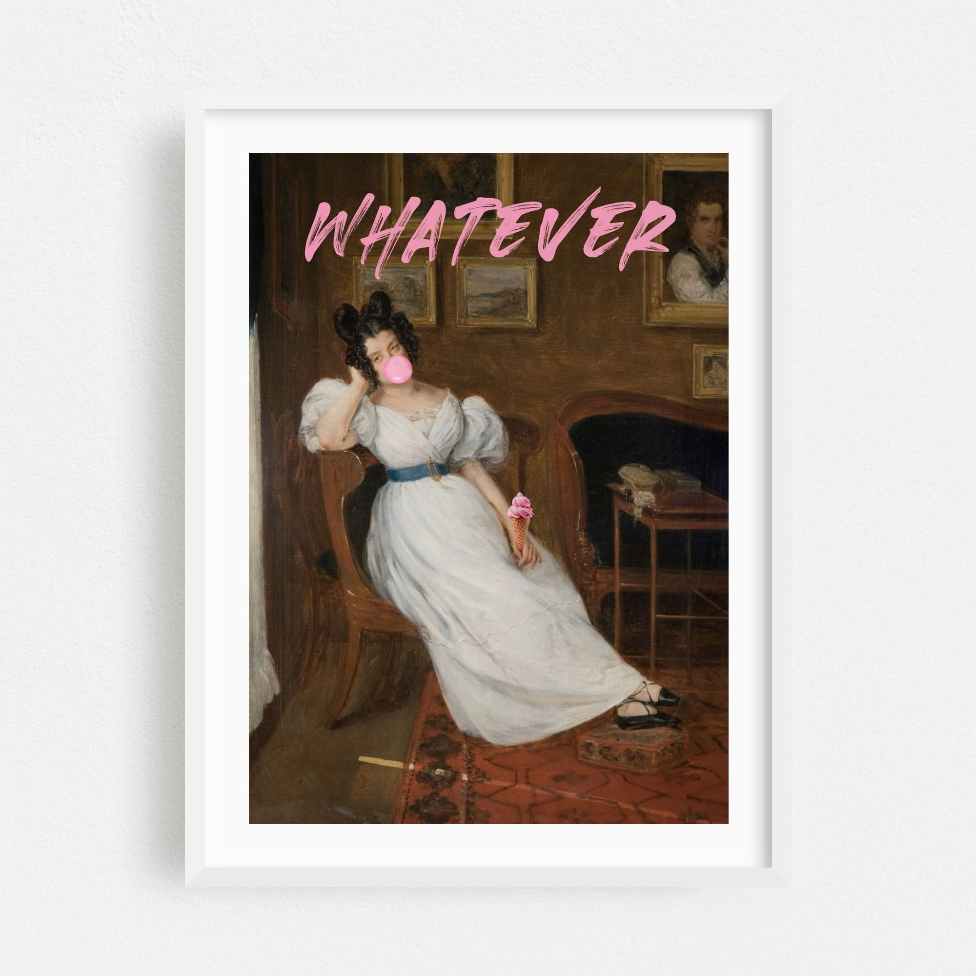Whatever - Photography Vintage Pop Art Humor Quote Surrealism Retro ...