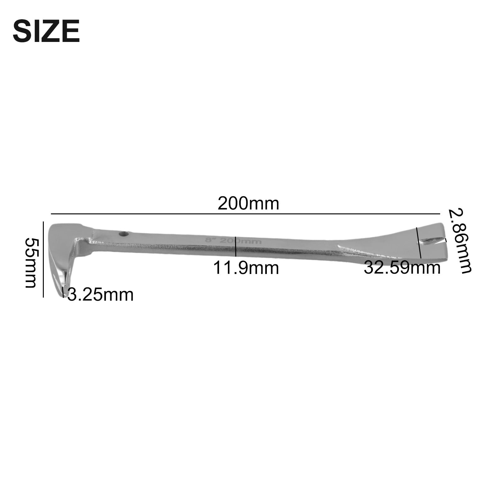 Whatever You Like 1 Pcs Nail Puller Extractor Remover Tool Sliver/Black ...