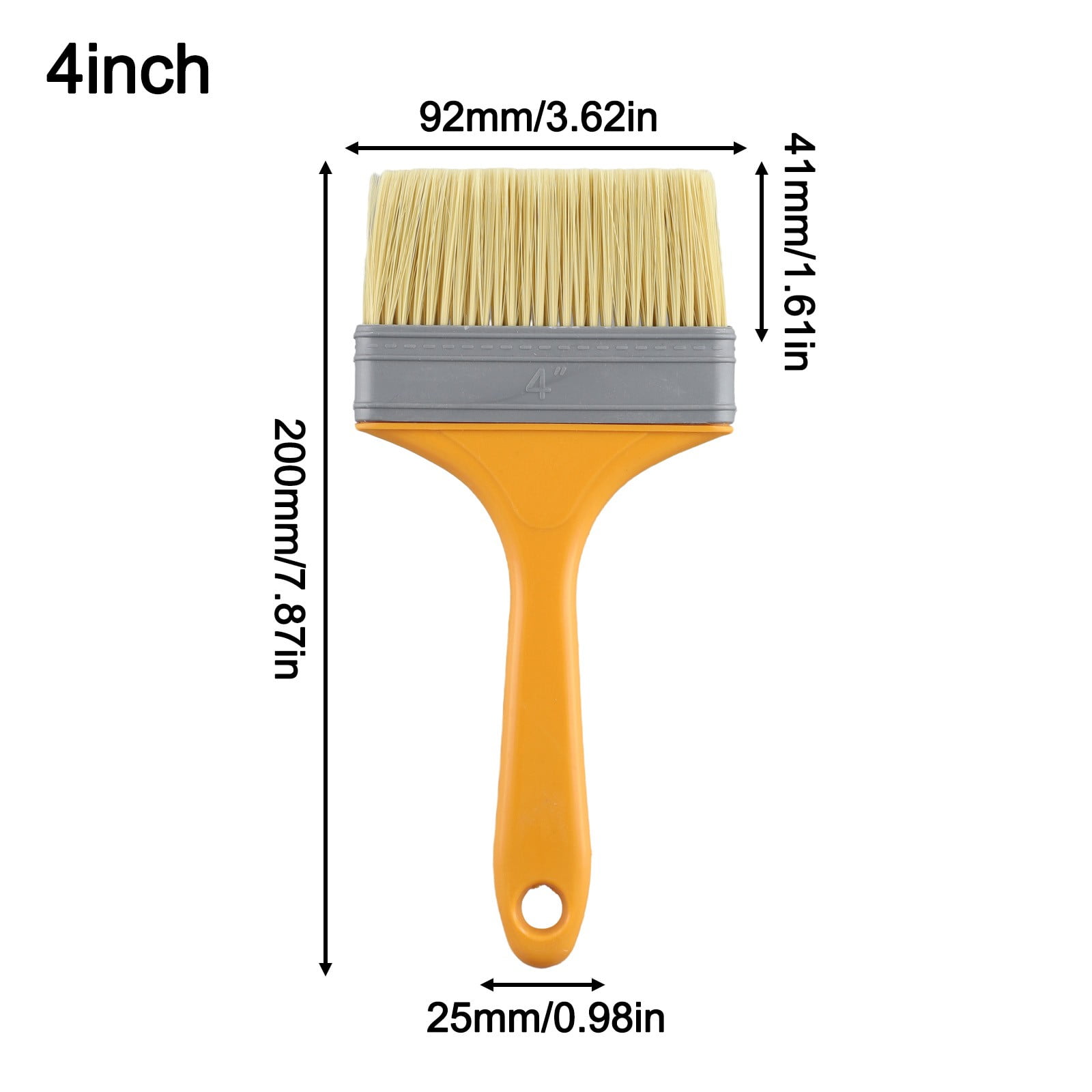 Whatever You Like 1 Pcs Plastic Handle Paint Brushes for Wall and ...