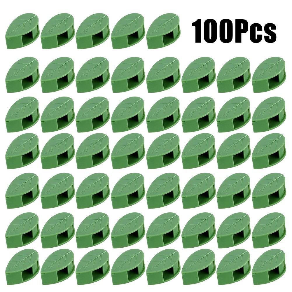 Whatever You Like-100 Plant Wall Clips Indoor Outdoor Vine Support ...