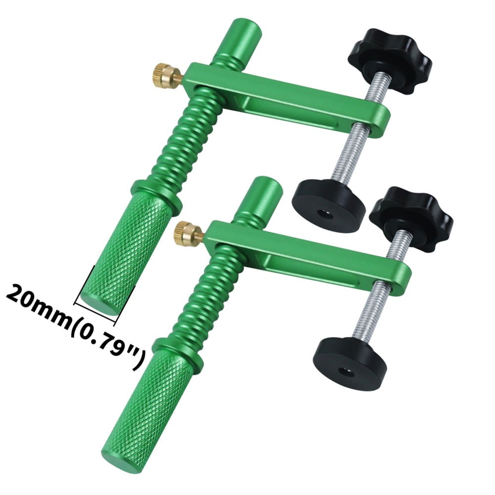Whatever You Like 2 Pcs Woodworking Hold Clamp Aluminum Bench Stop ...