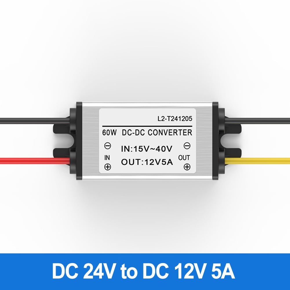 Whatever You Like-24V to 12V DC-DC Converter 5A Power Supply Module ...