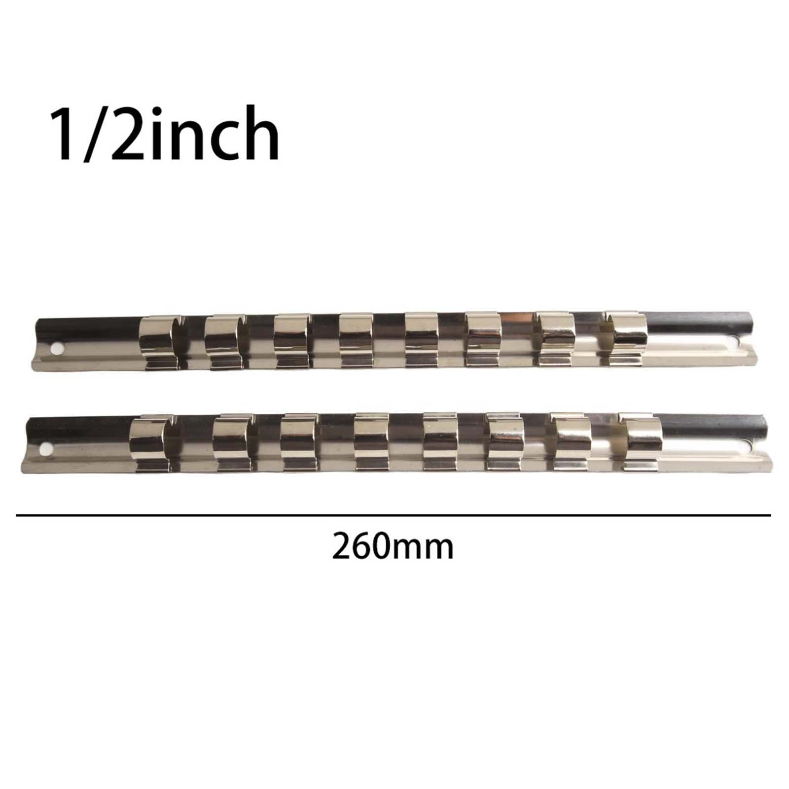 Whatever You Like 2x Socket Storage Rack Wall-mounted with 8 Clips On ...