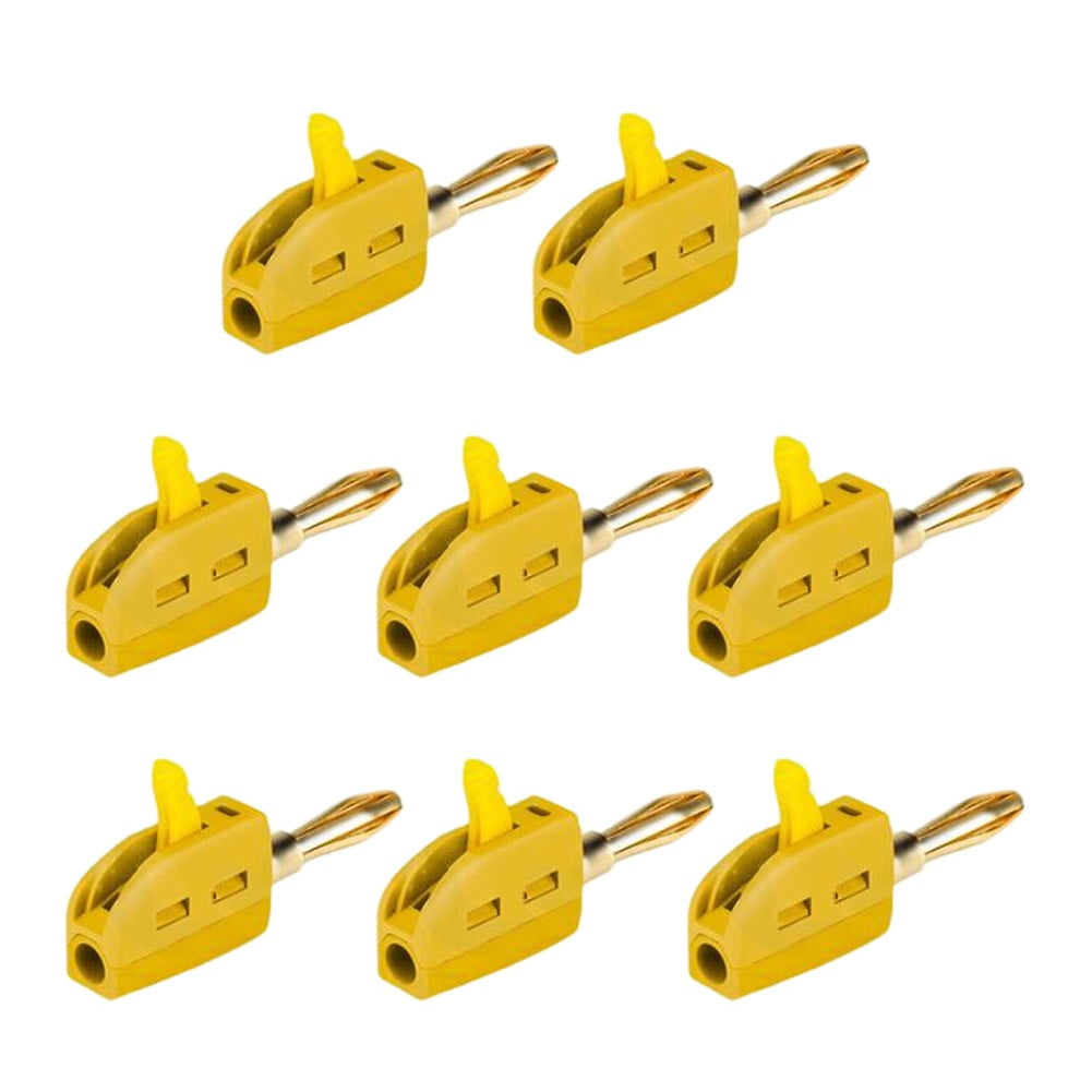 Whatever You Like-8-Pack 4MM Banana Connectors, Gold-Plated 32A High ...