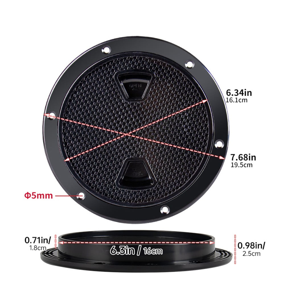 Whatever You Like-ABS Round Deck Inspection Hatch Cover for Yachts, 4/6 ...