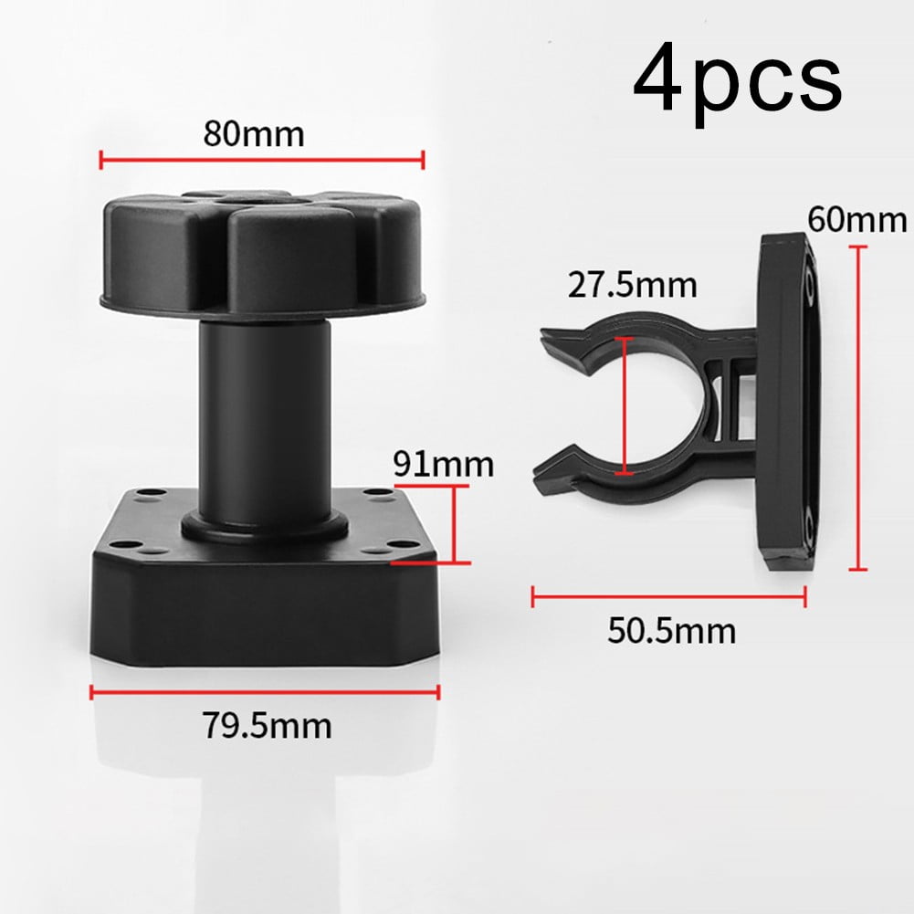 Whatever You Like-Adjustable Cabinet Feet Set of 4, Kitchen Cabinet ...