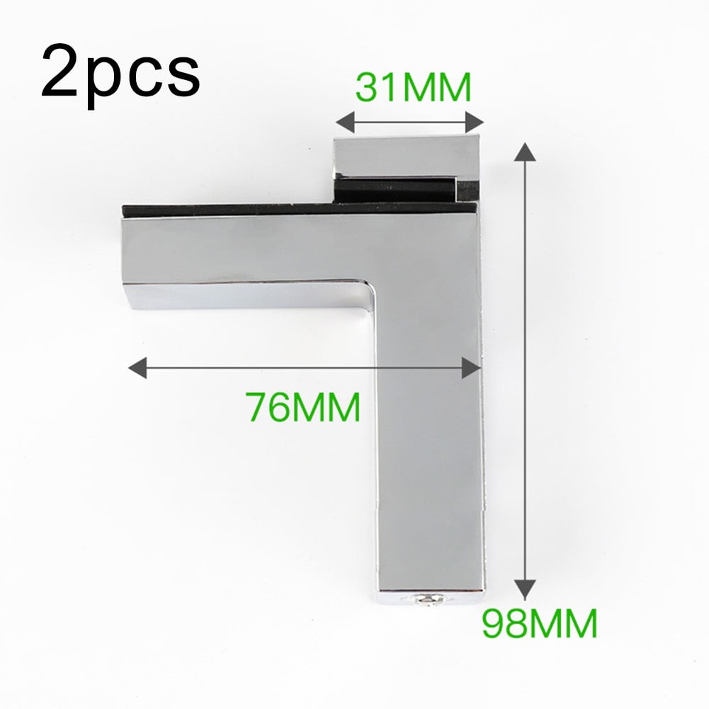 Whatever You Like-Adjustable F-Type Glass Panel Fixing Clamp, Zinc ...