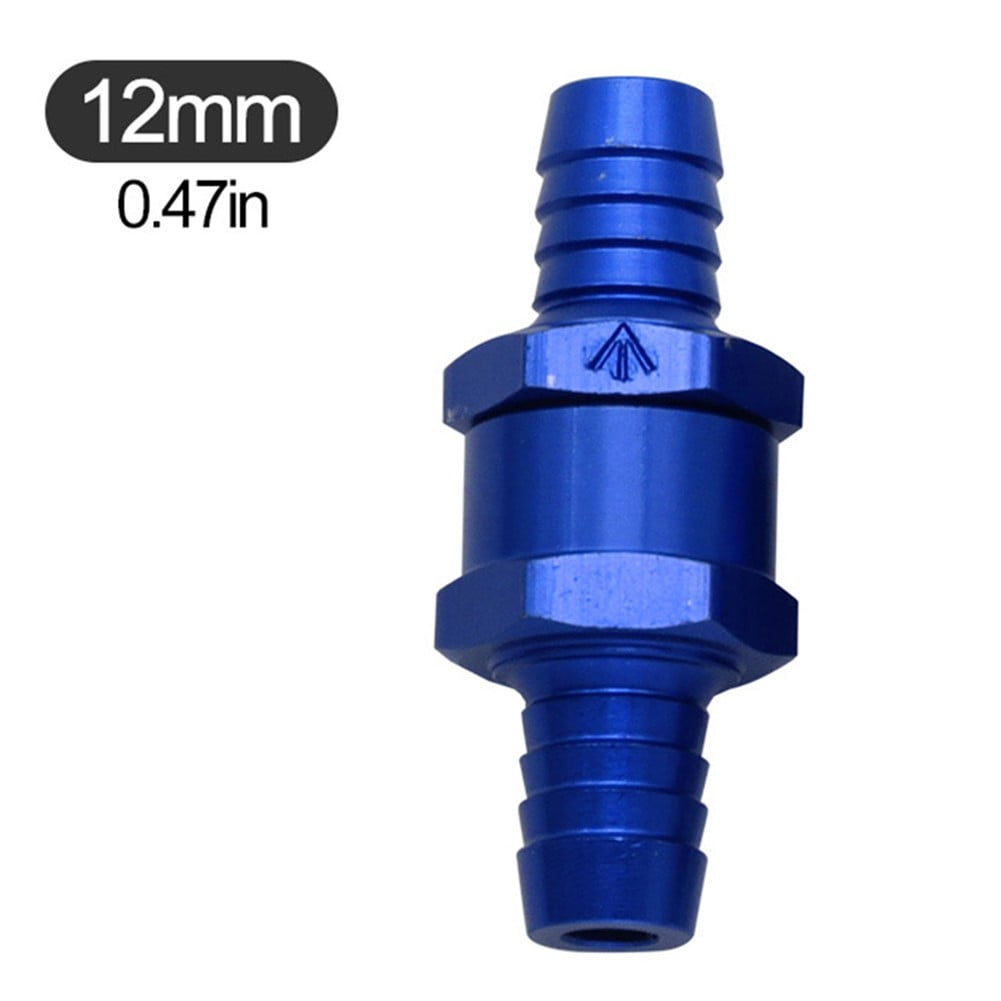 Whatever You Like Aluminum Alloy Fuel Non Return Check Valve Red ...