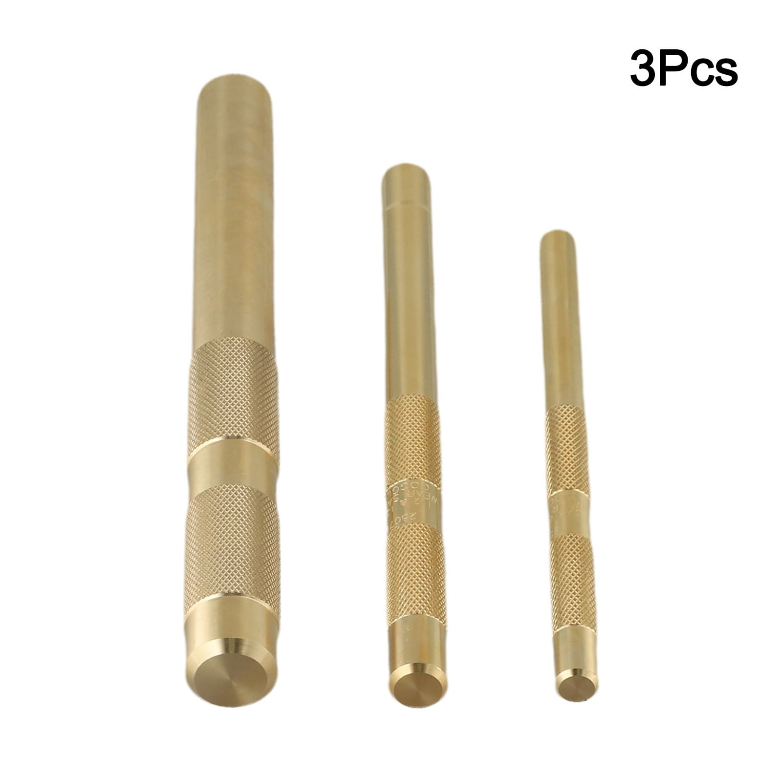 Whatever You Like Brass Drift Punches 3 Size Hand Tool Set for Safe and ...