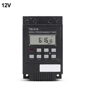 220V Digital Timer Switch Electronic Hour Weekly Programmable Time ...