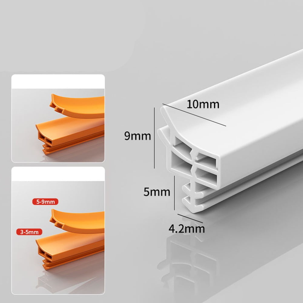 Whatever You Like-Door Seal Strip 500cm TPE Soundproofing Weather ...