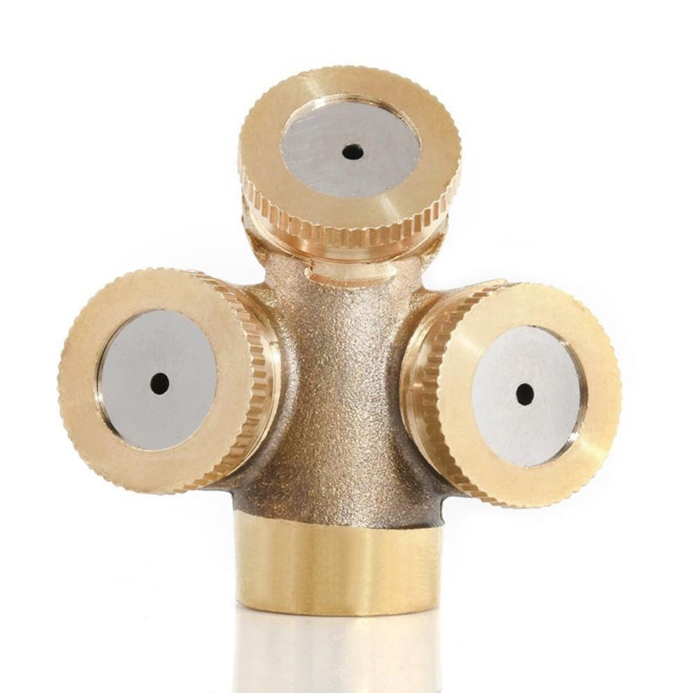 Whatever You Like-Durable Brass Misting Nozzle, 1-4 Hole Garden ...