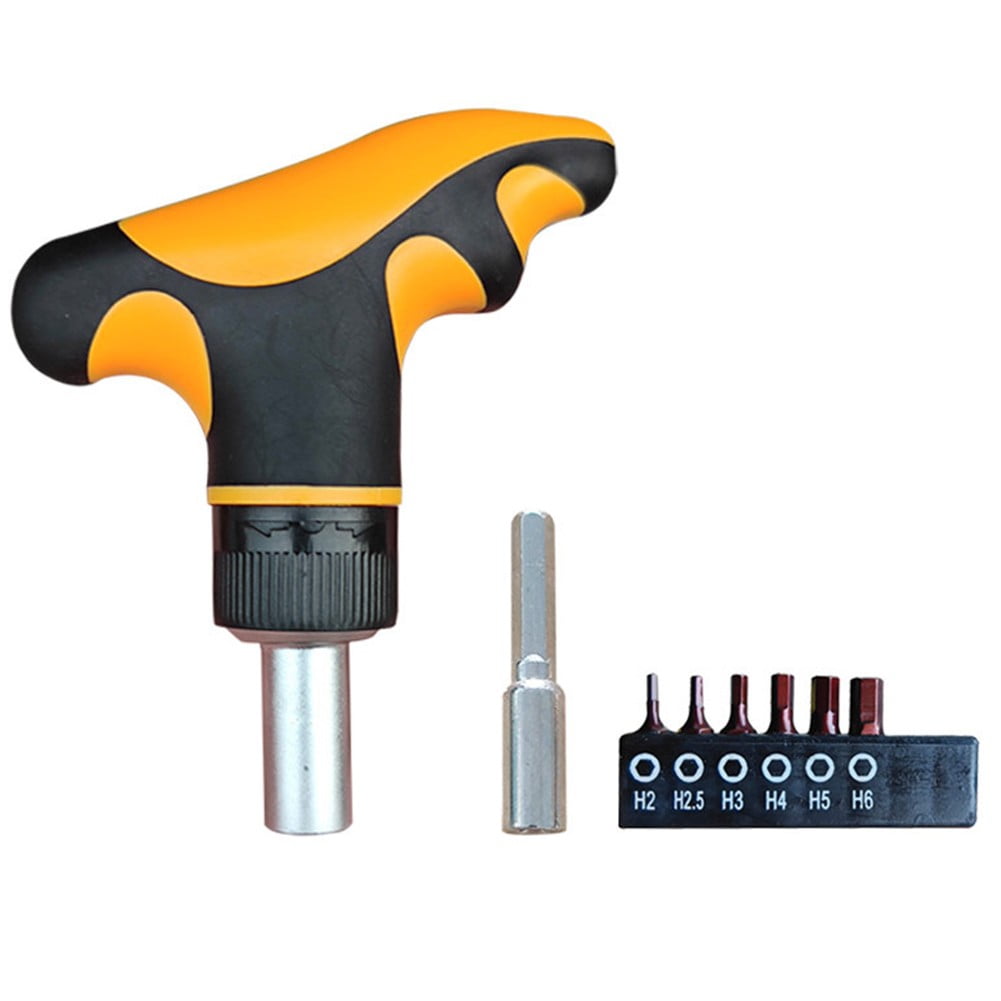 Whatever You Like Hexagon Screwdriver Set 72 Teeth Ratchet Screwdriver ...
