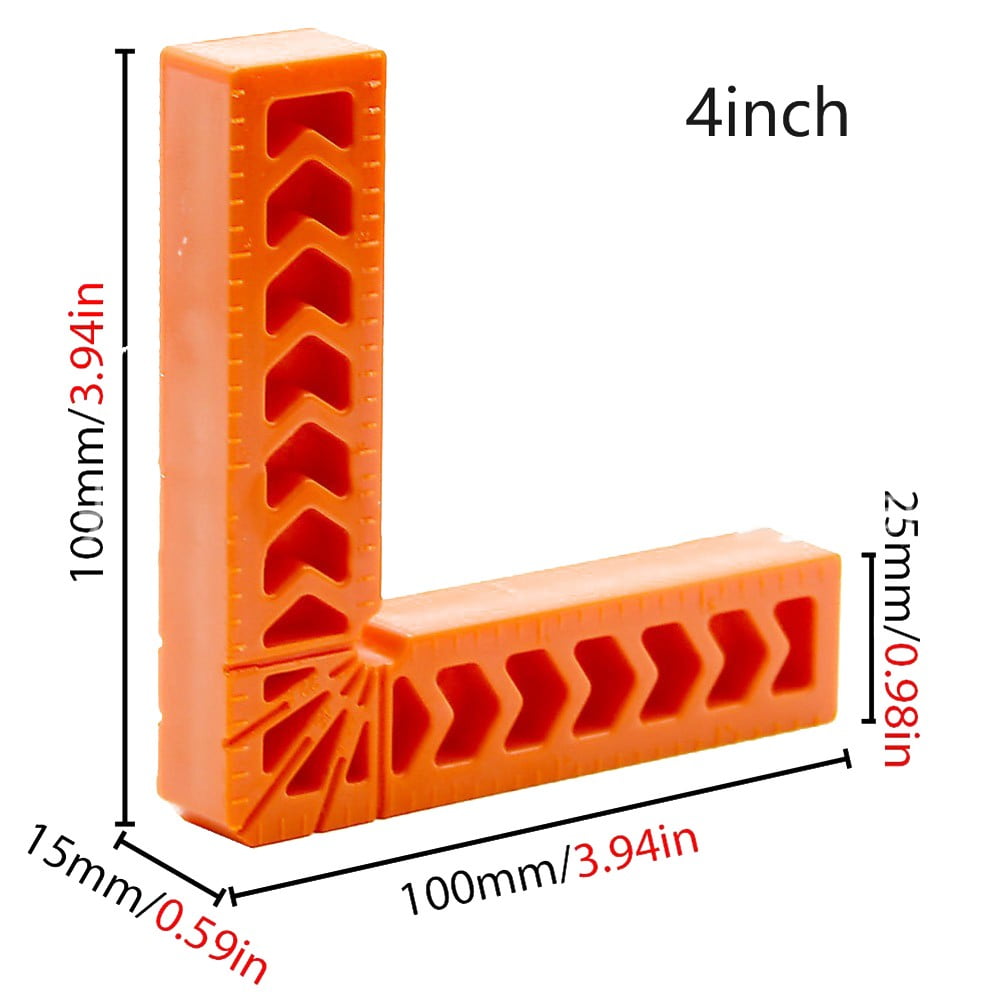 Whatever You Like Plastic Right Angle Ruler Holder 90 Degree Auxiliary ...