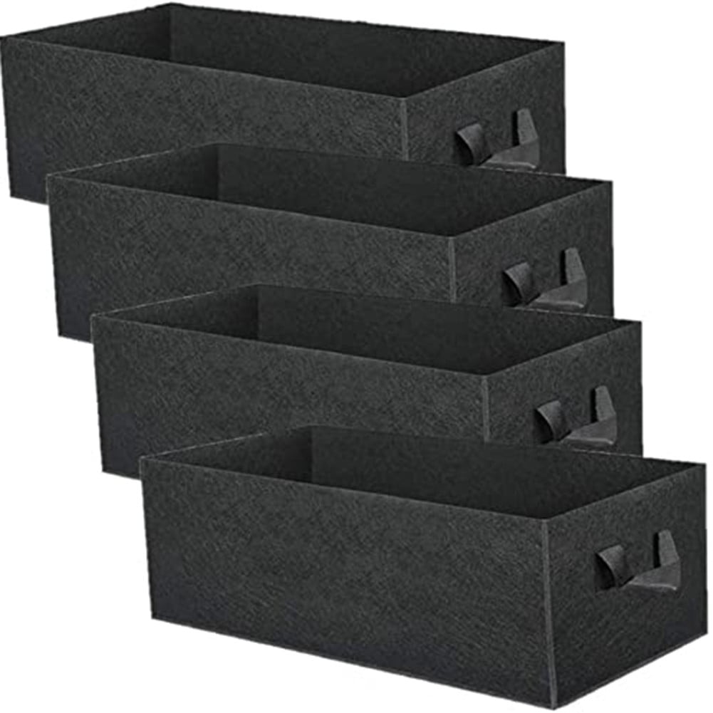 Whatever You Like-Rectangular Felt Planting Bags, Non-Woven Fabric Grow ...