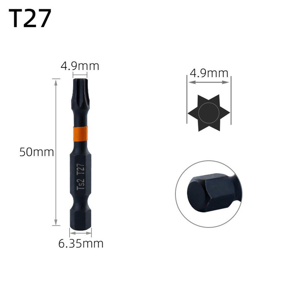 Whatever You Like Robust 50mm Magnetic Torx Screwdriver Bits Compatible ...