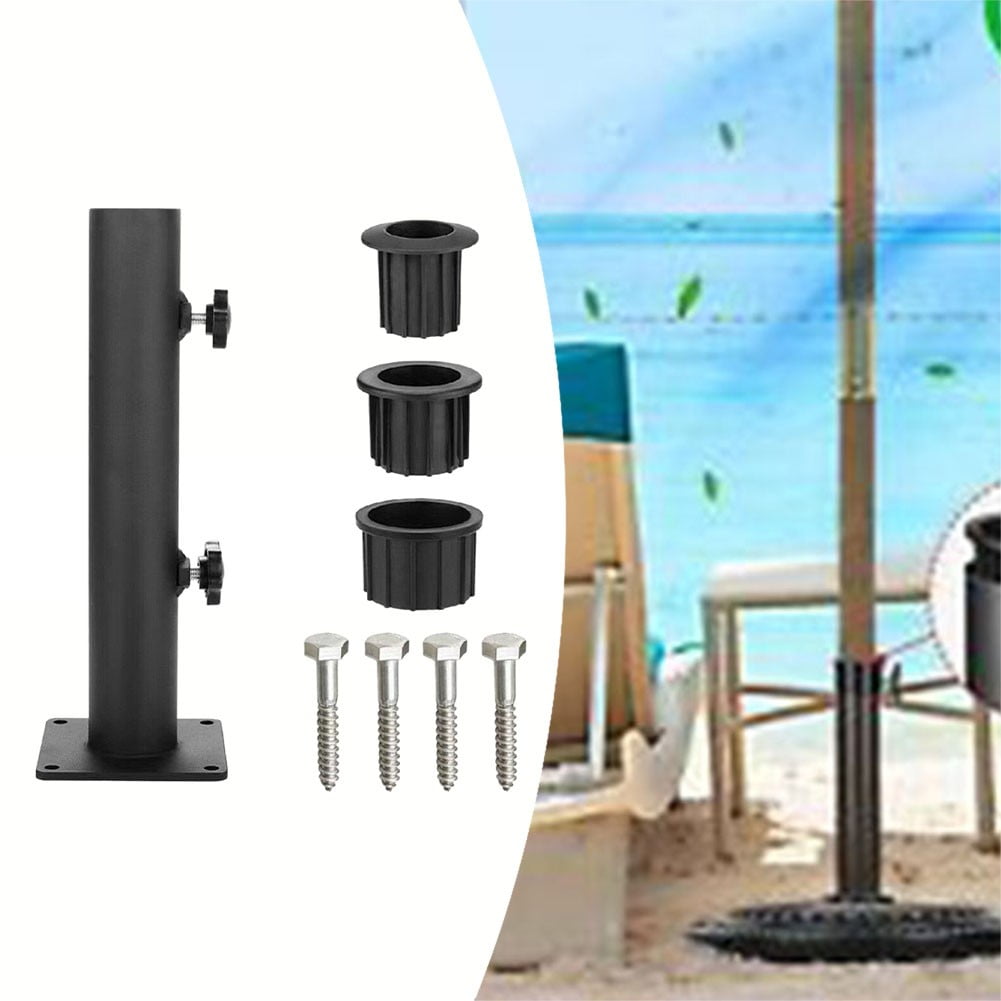 Whatever You Like-Stainless Steel Parasol Standpipe with 3 PVC Sleeves ...