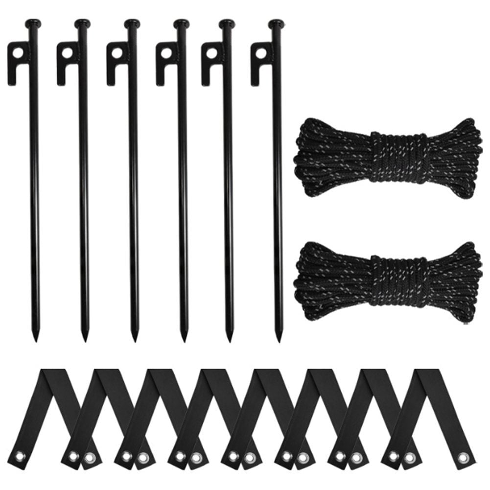 Whatever You Like-Tree Support Kit with 40cm Straps, 30cm Ground Spikes ...