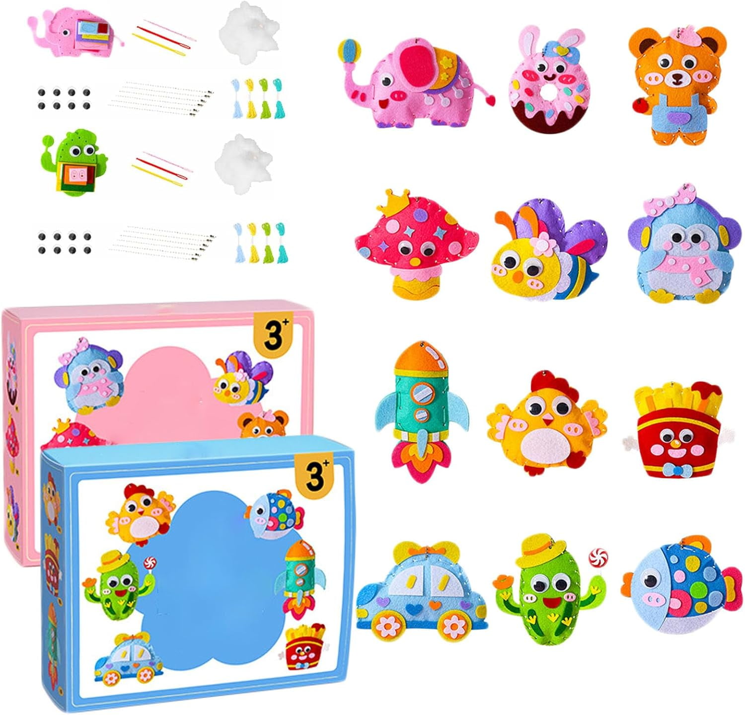 Whateveri DIY Doll Sewing Toys, Whatever Sewing Kit, Sewing Kit for ...