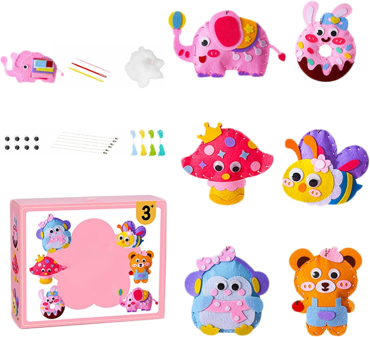 Whateveri DIY Doll Sewing Toys, Whatever Sewing Kit, Sewing Kit for ...