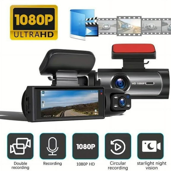 Rvkxad 1080P Dash Cam, Car Camera with Night Vision Loop Recording ...